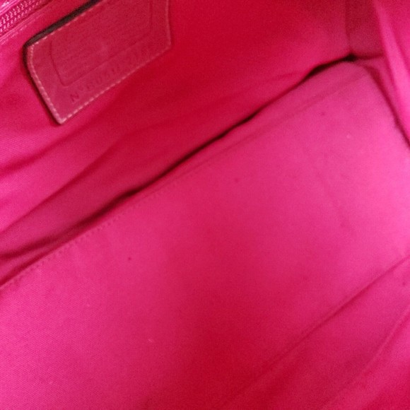 Coach | Bags | Coach Signature 286 Metallic Detail Satchel Handbag ...